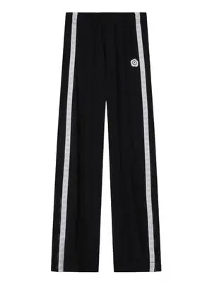 Kenzo Embroidered Trackpants - Black