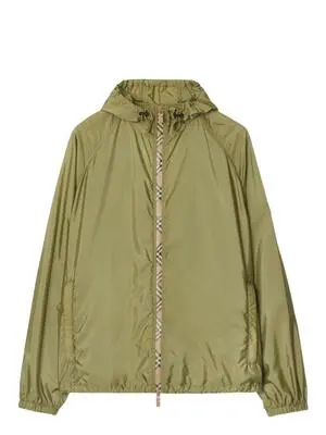 Burberry Zipped Hooded Drawstring Jacket - Wreath