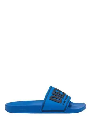 DIESEL® Diesel SA-Mayemi CC Logo Pool Slides Blue/black