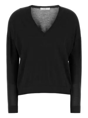 Co V-neck Sweater - Black