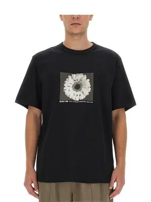 Helmut Lang Photograph-print Cotton T-shirt - Black