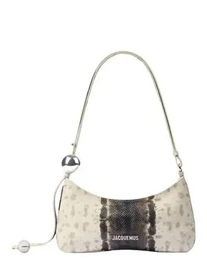 Jacquemus Bisou Perle Zipped Shoulder Bag - Nude