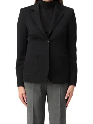 Seventy Single-breasted Blazer With Lapel Collar - Black