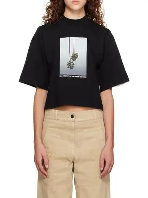 Palm Angels Graphic Print T-shirt - Black