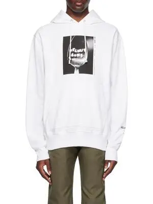 Helmut Lang Hooded Sweatshirt - White