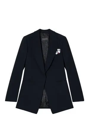 EMPORIO ARMANI Emporio Armani Playing Card-Patch Pocket Blazer