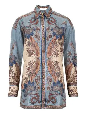 Zimmermann Ascension Printed Shirt Blcminflo