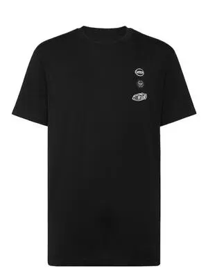 Philipp Plein Crewneck Ss Cars Racing Jersey T-shirt - Black