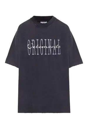 Vetements Original Logo T-shirt - Black