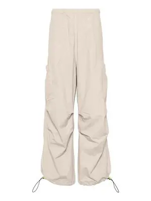 BARROW Panelled Cotton Wide-leg Trousers - Light Beige