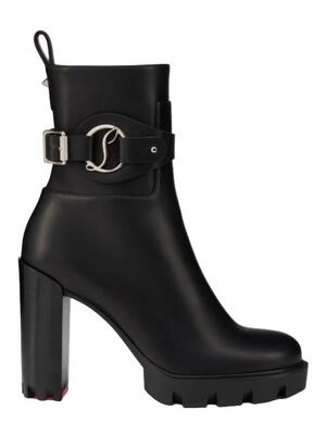 CHRISTIAN LOUBOUTIN Dianouchette" Lug Ankle Boots - Black