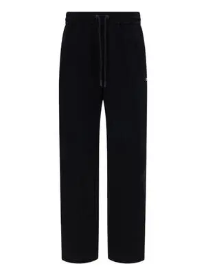 Off-White Drawstring Mid-rise Pants - Black