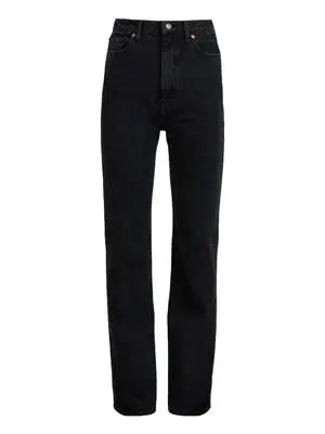 KHAITE Khaite High-Waisted Straight-Leg Jeans