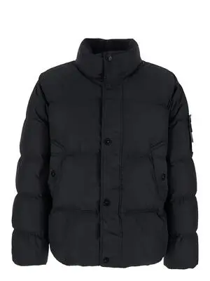 Stone Island Padded Down Jacket - Black