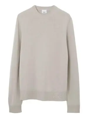 Burberry Equestrian Knight Cashmere Jumper - Gray