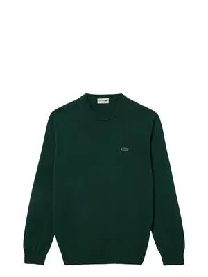 Lacoste Logo Patch Crewneck Sweatshirt - Green