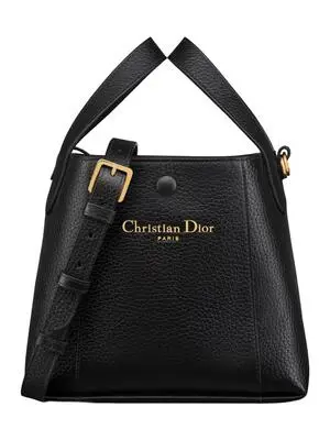 Dior Small Signature Bucket Bag - Black