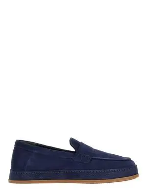 Hogan Suede Loafers - Blue