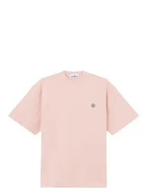 Stone Island Logo-patch T-shirt - Nude