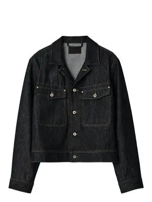 LEMAIRE Denim Trucker Jacket - Slate