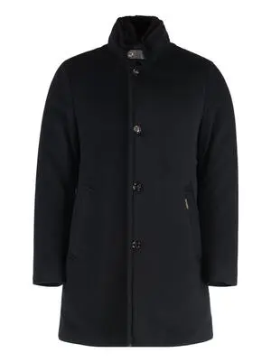 MOORER Moorer Feather-Down Single-Breasted Coat