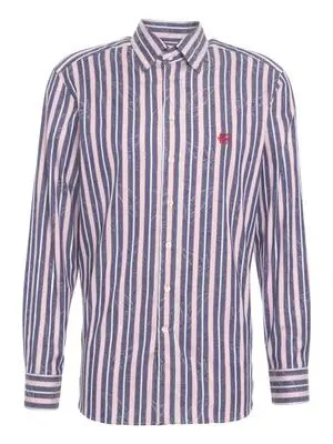 ETRO Striped Floral Shirt