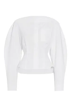 Jacquemus La Chemise Barco Boat Neck Shirt - White