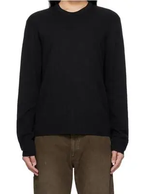 Rag & Bone Long Sleeve Crew Neck Sweater - Black