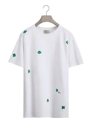 DIOR T-Shirt With Dior Clover Embroidery, Relaxed Fit