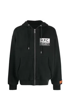 HERON PRESTON Heron Preston Full Zip Hoodie With Logo Detail