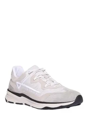 Herno Panelled Lace-up Sneakers - White