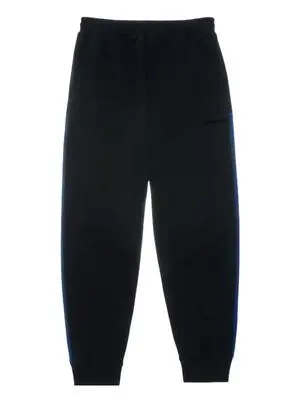 Helmut Lang Logo-embroidered Cotton Track Pants - Black
