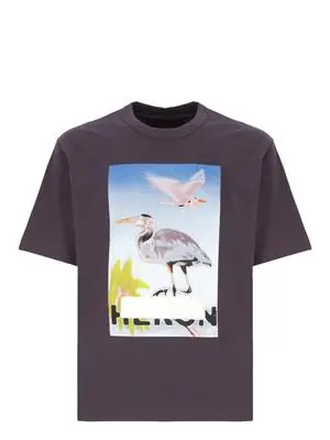 Heron Preston Graphic-printed Crewneck T-shirt - Black