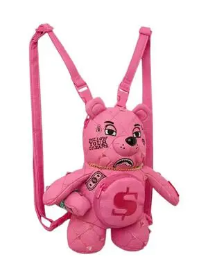 SPRAYGROUND Sprayground Bear Cub Backpack Pink