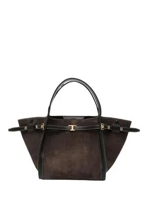 TOD'S TOD'S Small Timeless Suede Bag