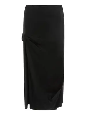 Victoria Beckham Zippered Skirt - Black