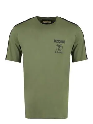 Moschino Double Question Mark Cotton T-shirt - Green