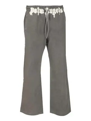 PALM ANGELS Palm Angels Waist Logo Printed Sweatpants