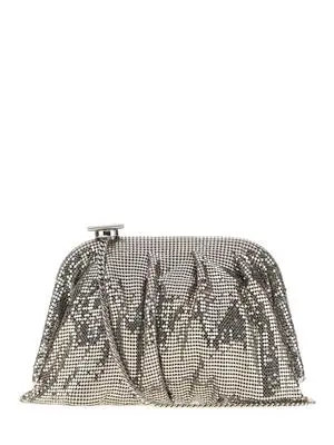 Benedetta Bruzziches Mini Chain-strap Clutch Bag - Crystal Silver
