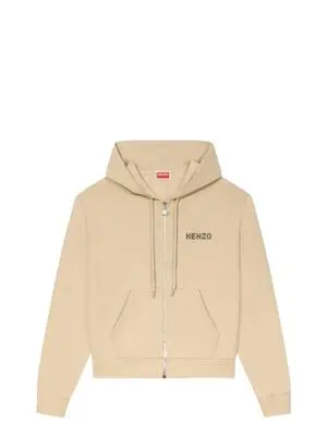 Kenzo City Zip-up Hoodie - Light Brown