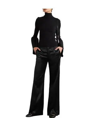 Chloé Wide-leg Tailored Trousers - Black