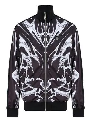 PHILIPP PLEIN Philipp Plein Long-Sleeved Printed Casual Jacket