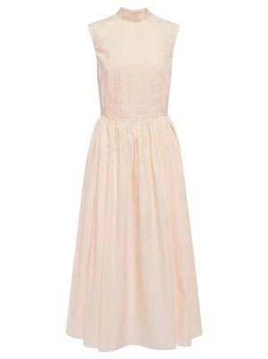 ROKSANDA Roksanda Prinesa Pleated Cotton Midi Dress