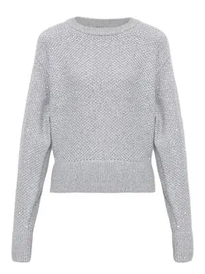 STELLA MCCARTNEY Stella McCartney Sequin-Embellished Crewneck Jumper