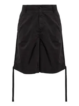 Alexander McQueen Belt Loop Shorts - Black