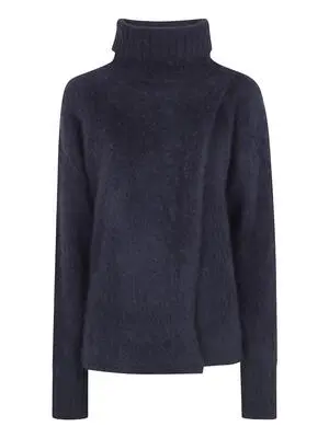 UMA WANG Turtleneck Sweater - Black