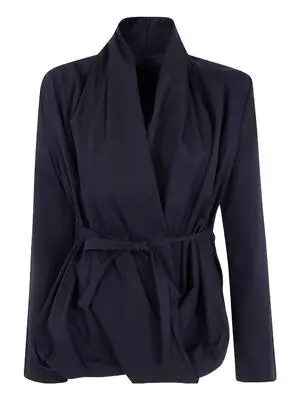 MARIA CALDERARA Maria Calderara Draped Shirt With Front Tie