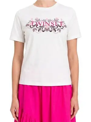 TWINSET Printed T-shirt - White