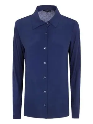 Seventy Jersey Crepe Shirt - Blue