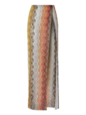 MISSONI Missoni Raschel Knit Zigzag Maxi Skirt